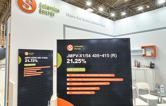 Exhibition Updates | Solargiga Energy Launches Giga Series All-black ...